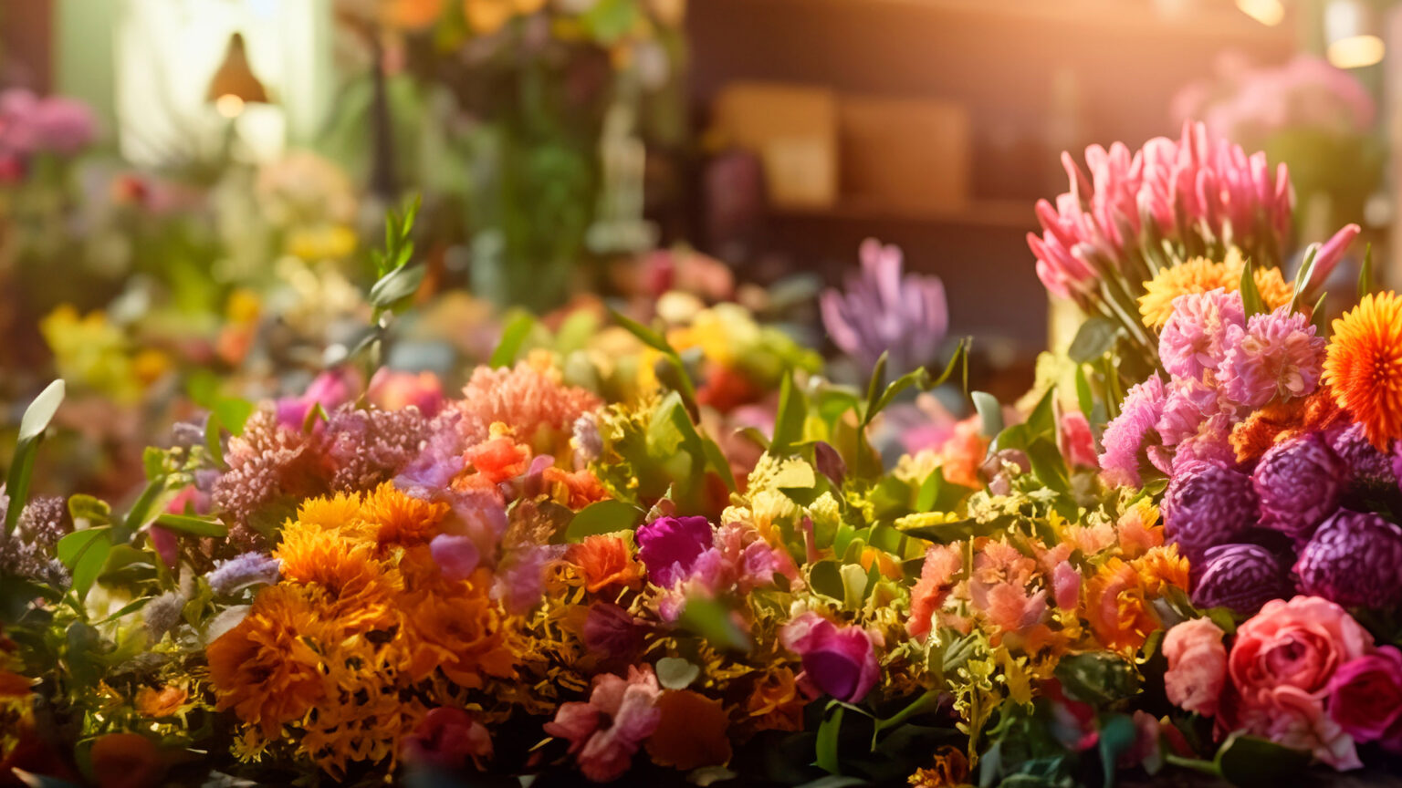 Blumen zur Hochzeit - HUB Erle