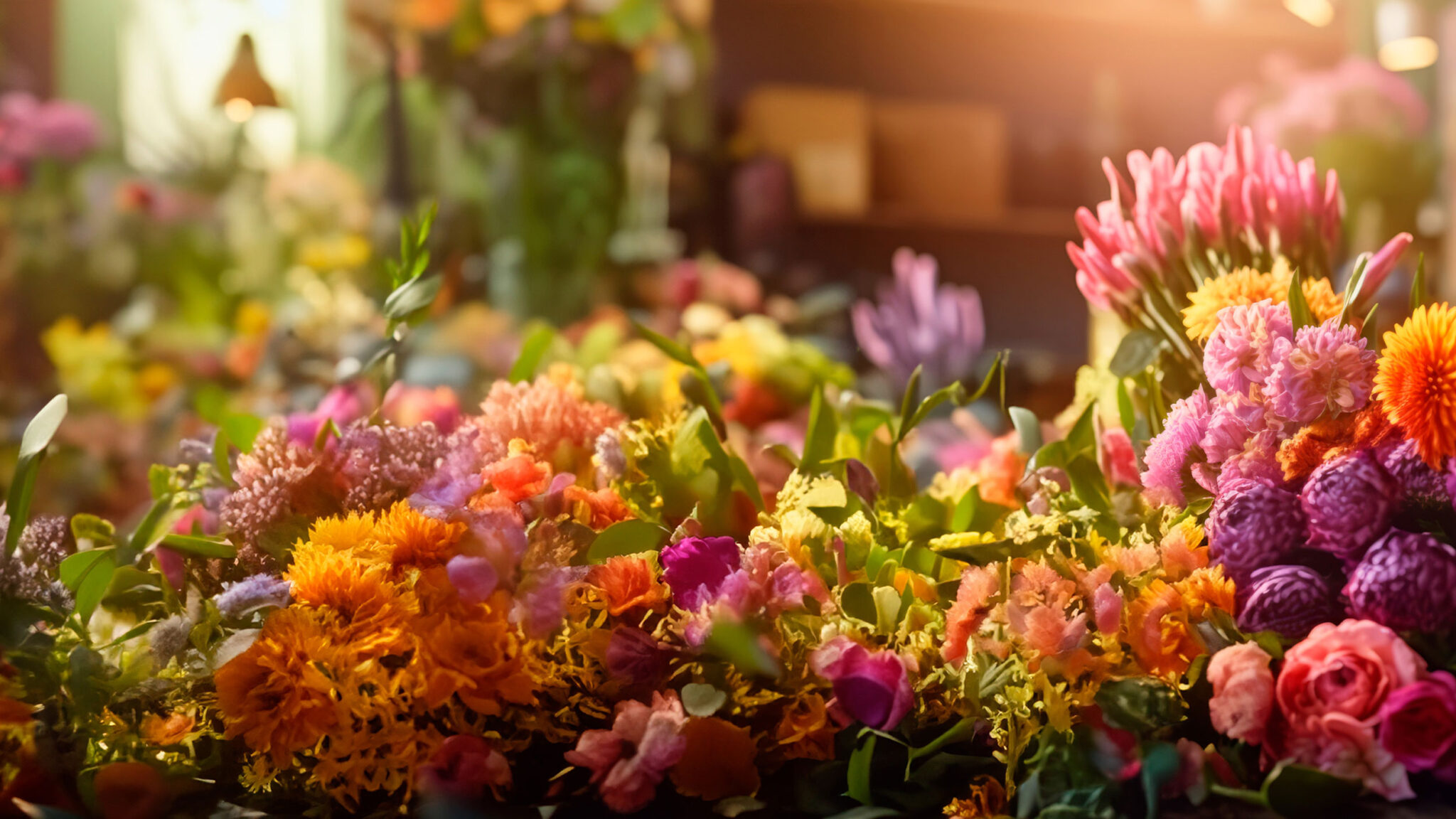 Blumen zur Hochzeit - HUB Erle